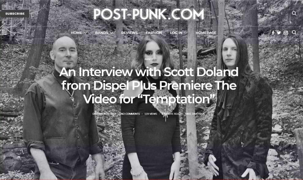 » Post-Punk.com the Definitive interview about our mission…